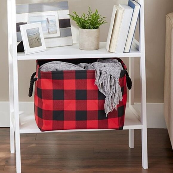 Accents | New Buffalo Check Storage Collection Collapsible Bin With ...
